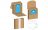 قالب تیغ دای کات جعبه محصول - Box packaging die cut template design ...